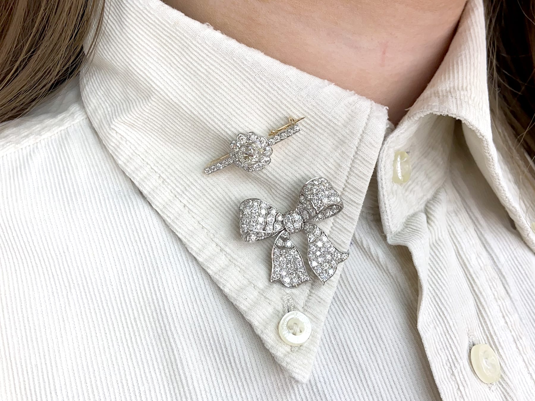Modern Takes on Traditional Diamond Brooches - AC Silver